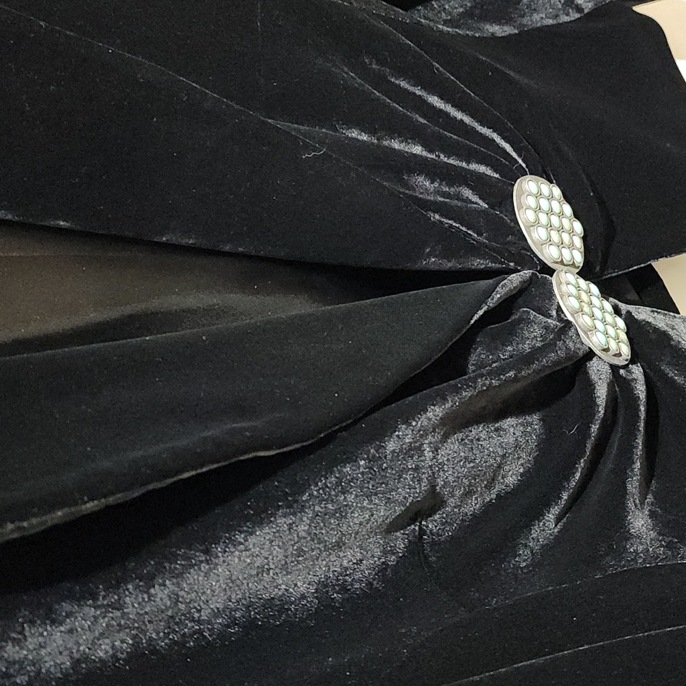 Double D Ranch Velvet Blazer With Genuine Turquoise C… - Gem